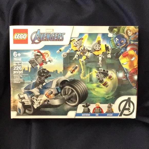 Lego | Toys | Lego 7642 Marvel Avengers Speeder Bike Attack Black ...